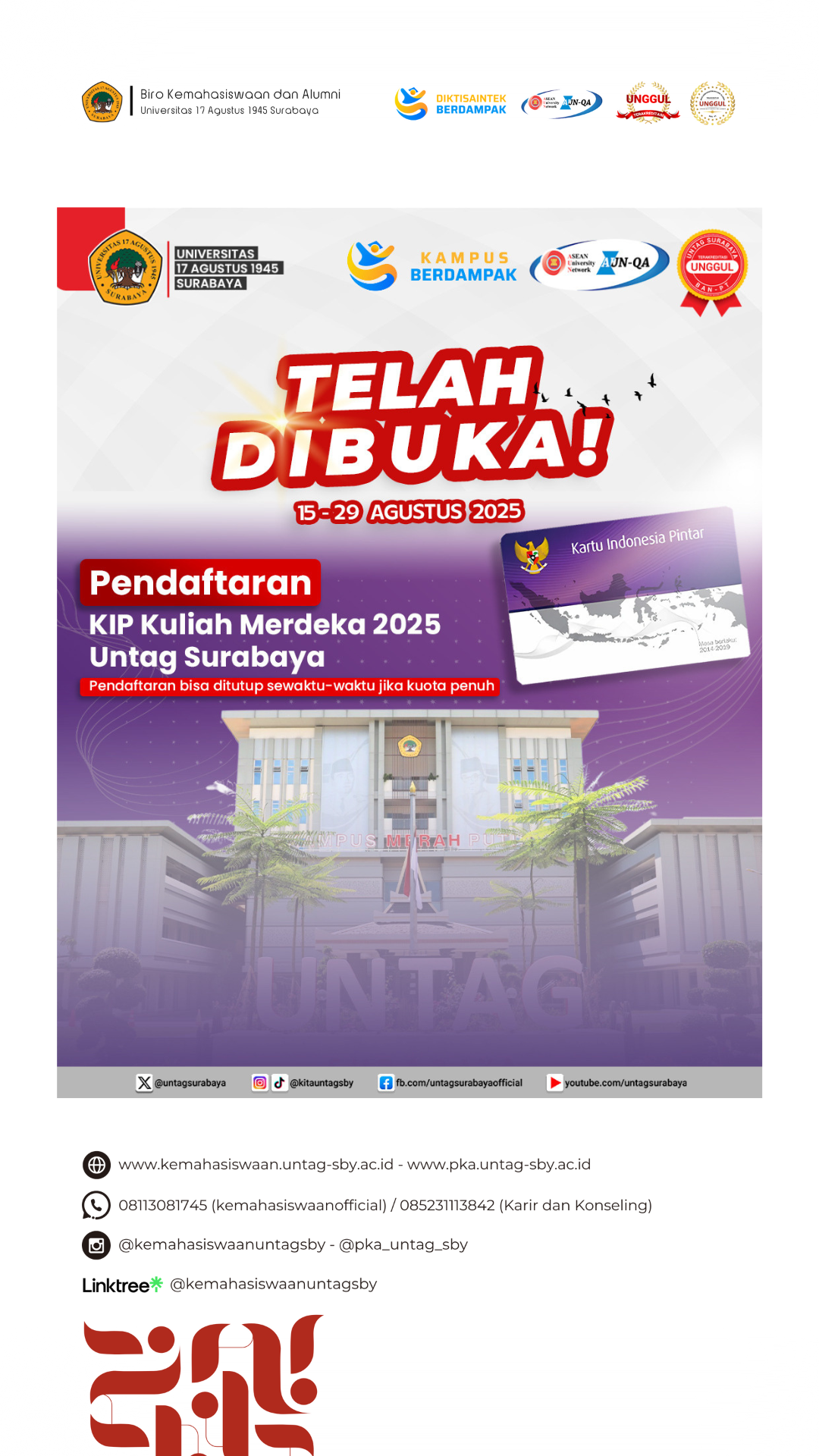 B.K.A - BIRO KEMAHASISWAAN DAN ALUMNI